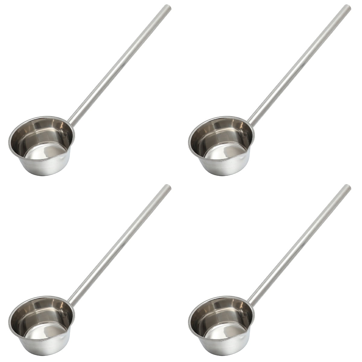 4 Pieces Large Ladle with Long Handle Soup Water Multi-function Baby ...