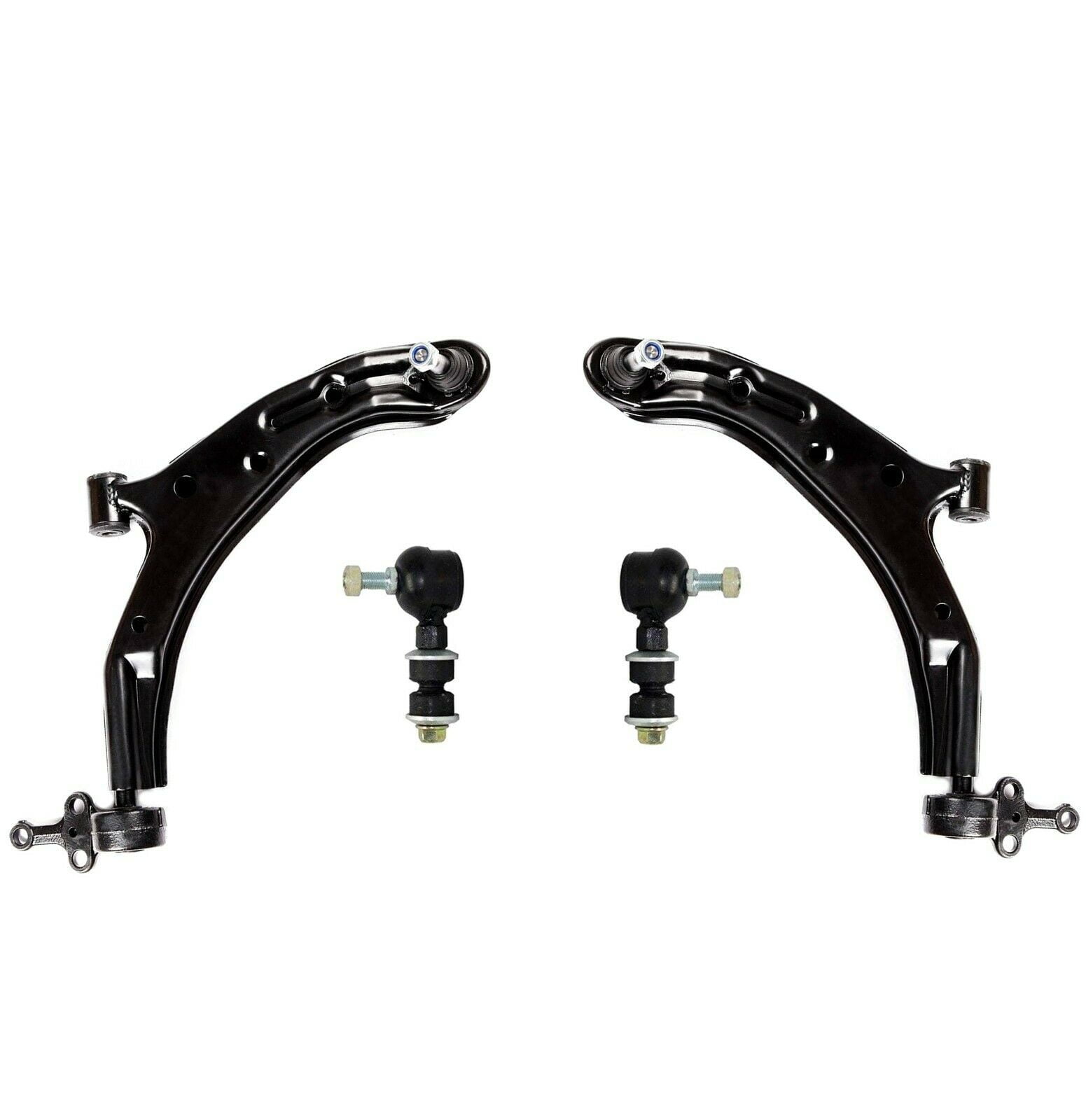 4 Pieces Lower Control Arm with Ball Joints + Stabilizer Sway Bar Links ...