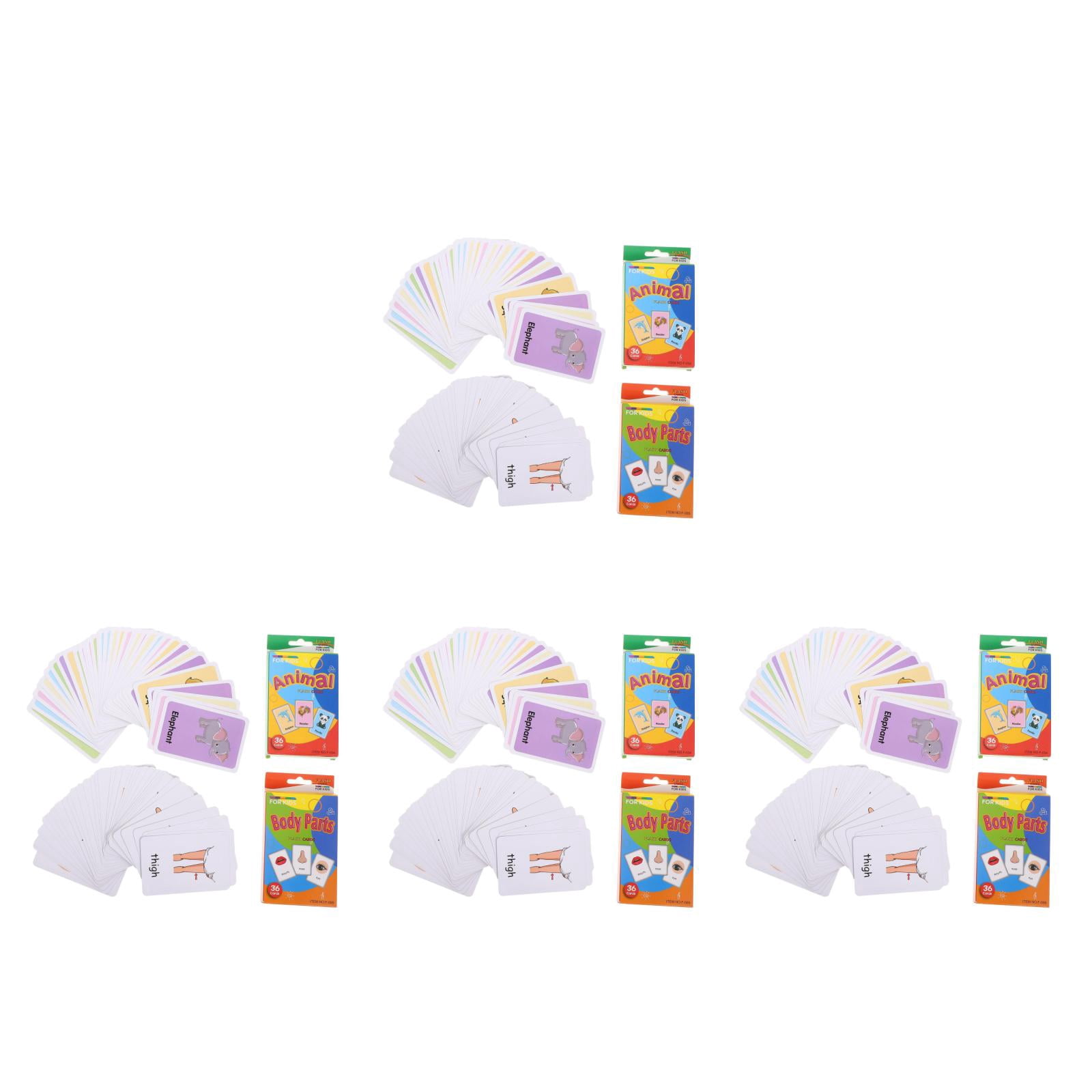 4 Pieces Material Flash Memory Card Early Education Cards - Walmart.com