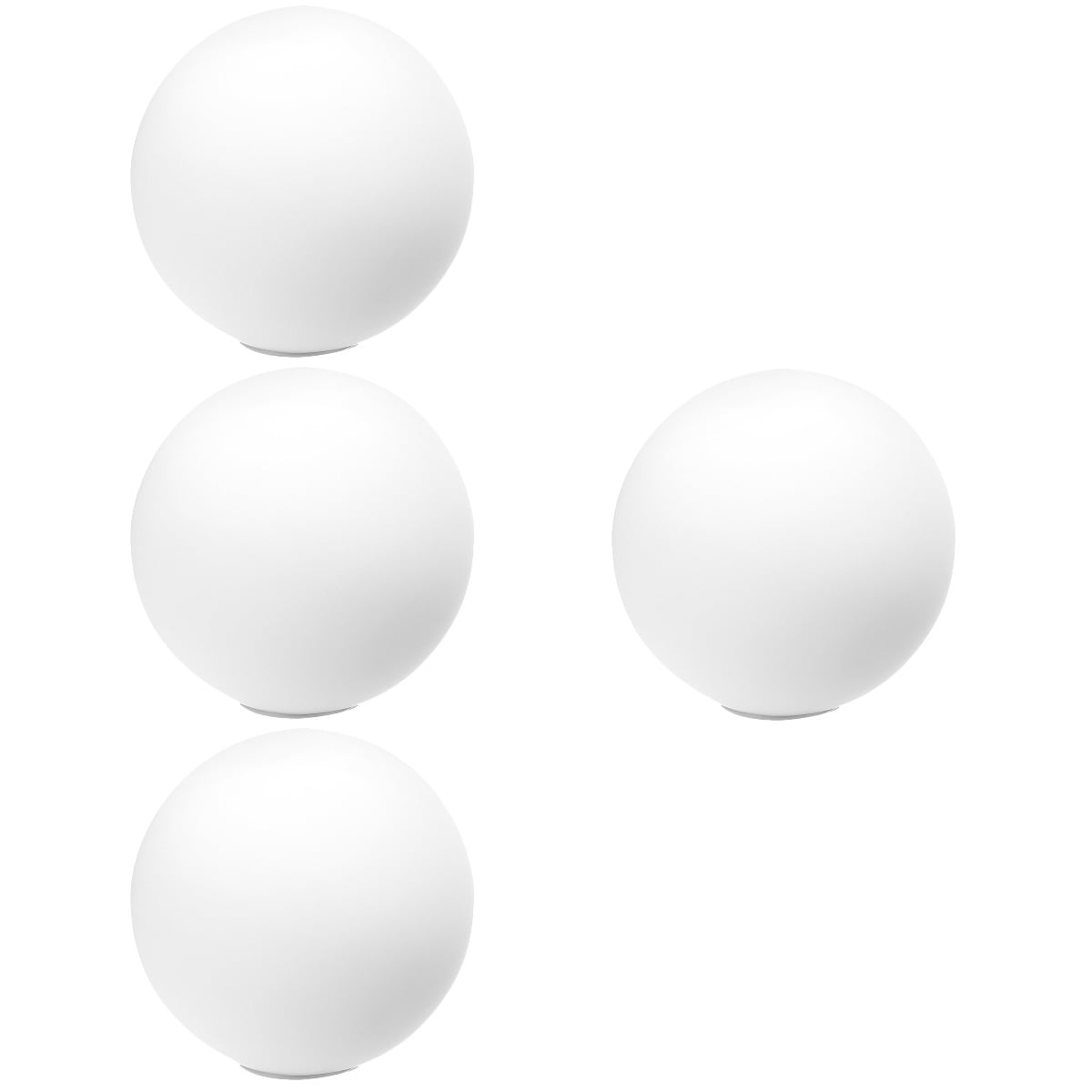 4 Pieces Milky White Ball Lampshade Wall Sconce Mounting Brackets ...