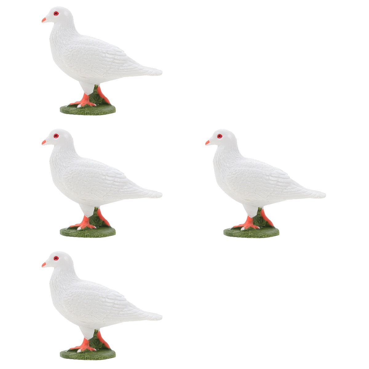 4 Pieces Miniature Ornaments Pigeon Model Toy Child - Walmart.com
