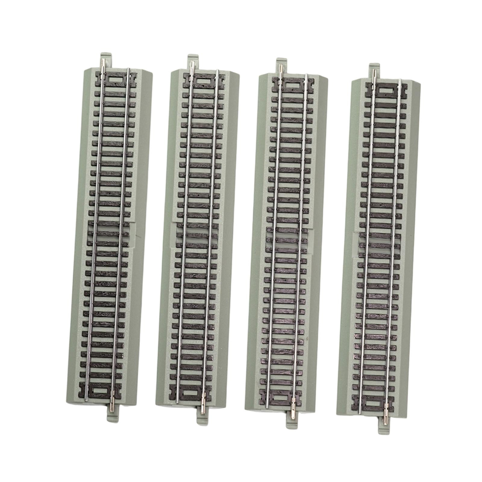 4 Pieces Model Railway Accessories Model Train Track Terminal Track ...