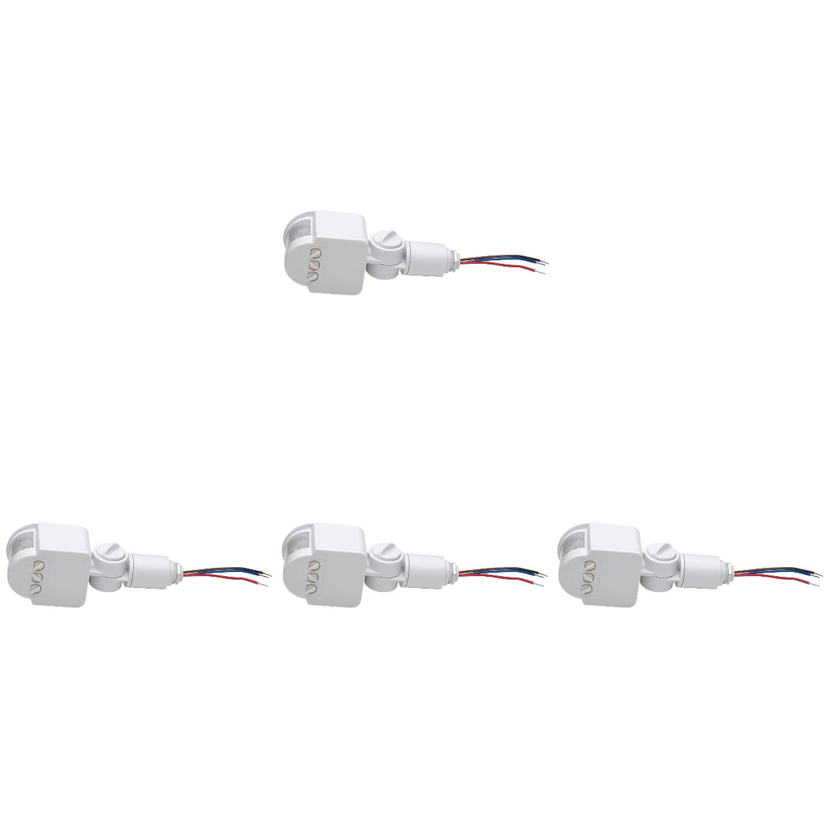 4 Pieces Motion Sensor Outdoor Automatic Light Switch Sensors White ...