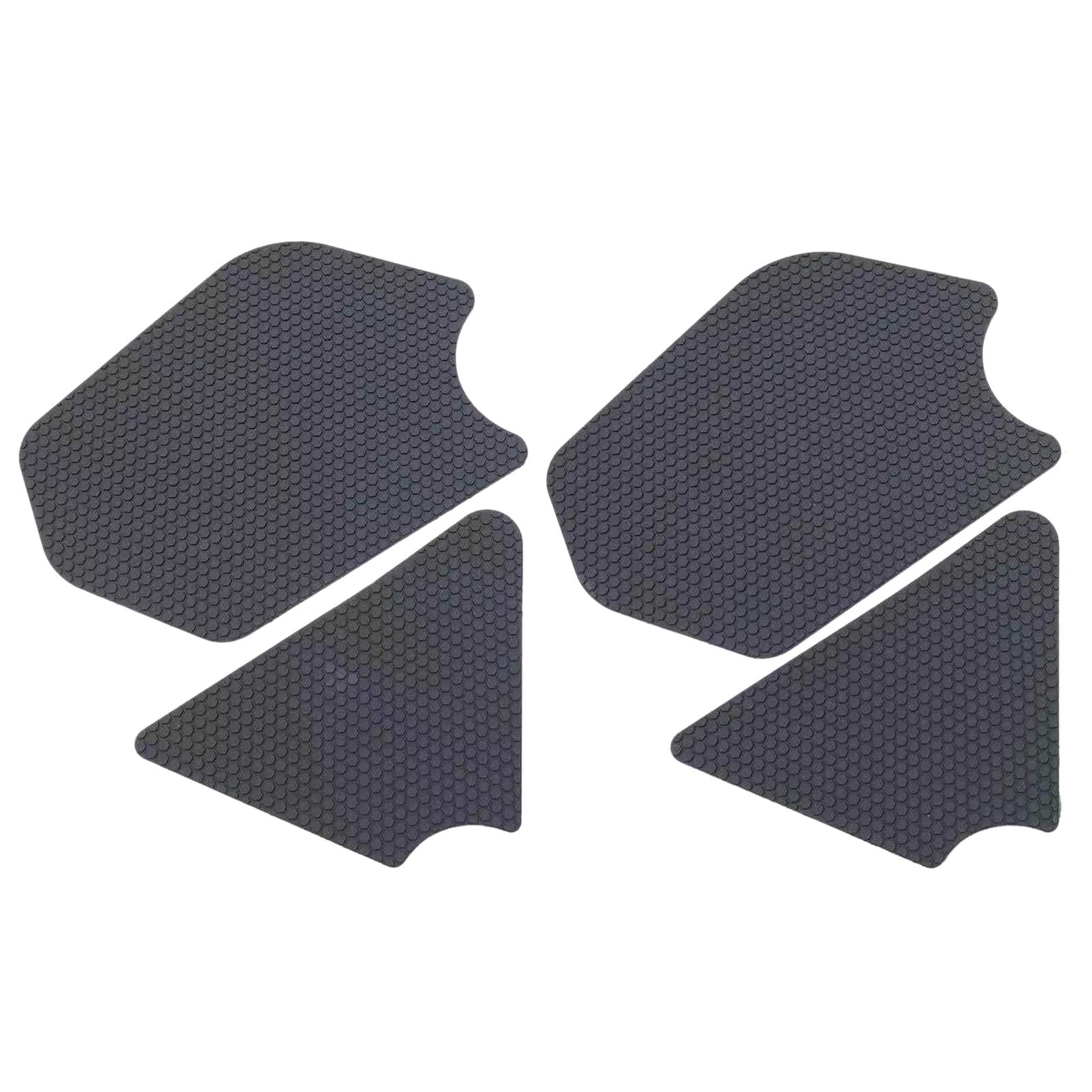 4 Pieces Motorcycle Slip Tank Pads Side Grip Black knee hold Pad ...