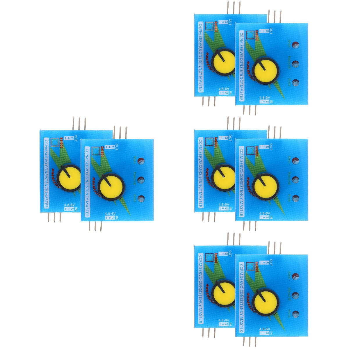 4 Pieces Multi-function Motor Tester Digital Brushless Pump Speed Unit ...
