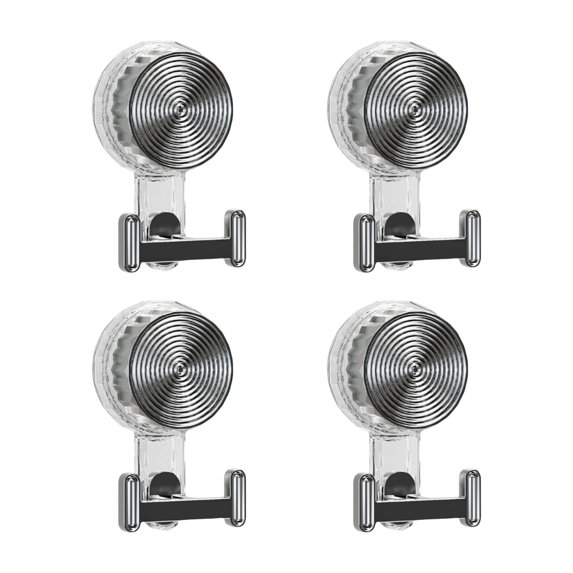 4 Pieces Multipurpose Wall Mount Suction Hook for Easy Storage Solution ...