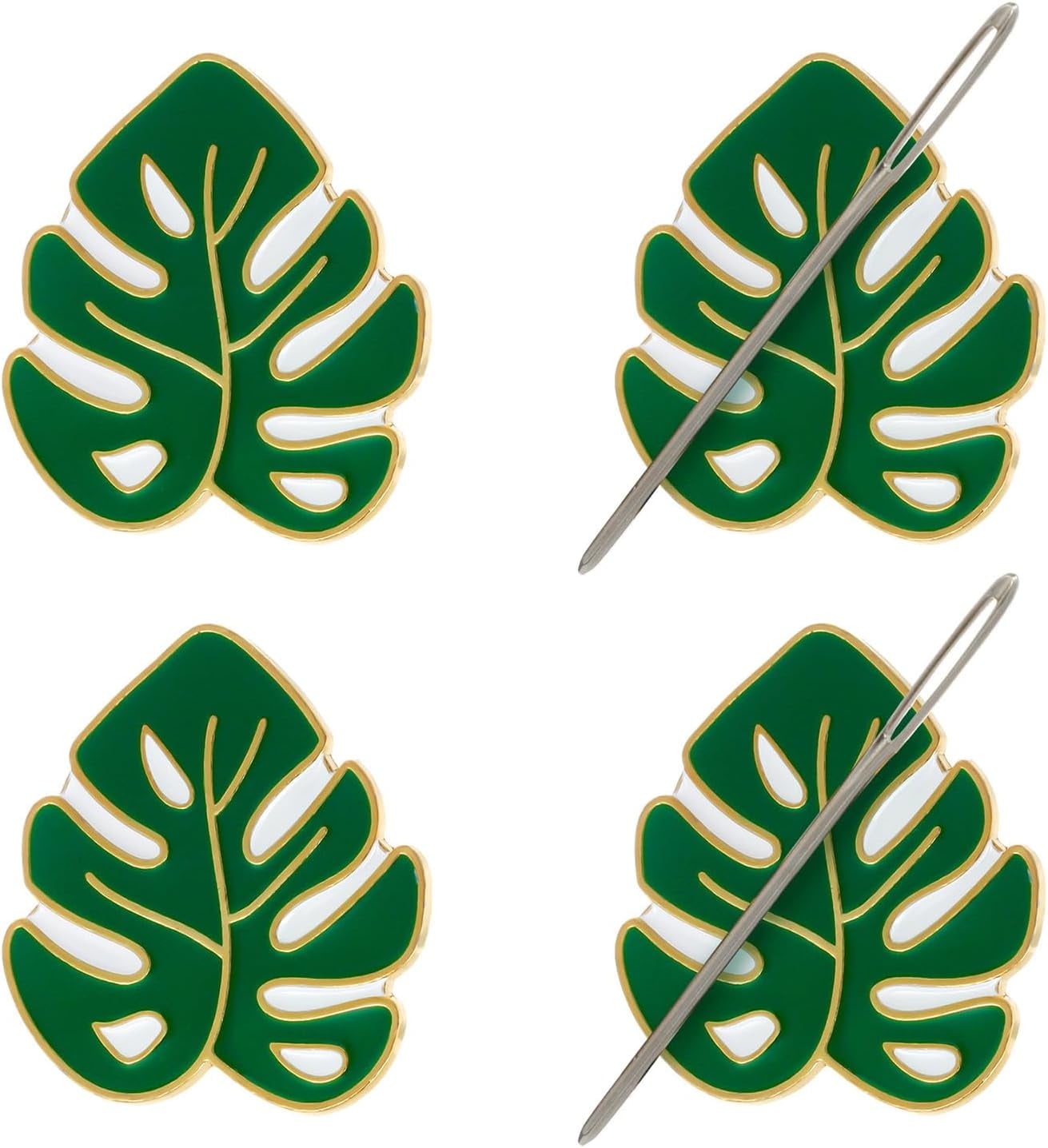 4 Pieces Needle Minder Sewing Magnetic Needle Keeper Enamel Needle Pins ...