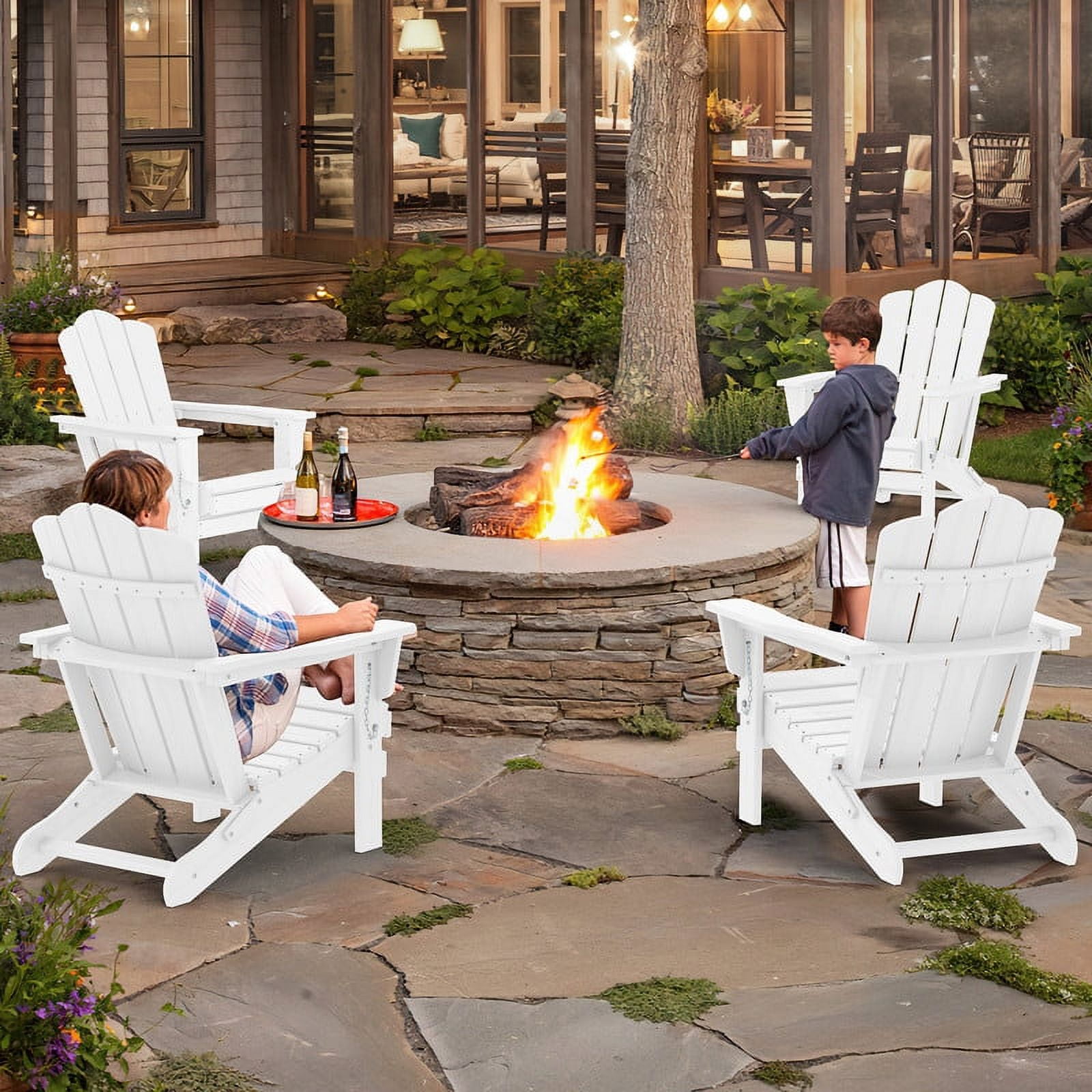 White folding adirondack chairs store