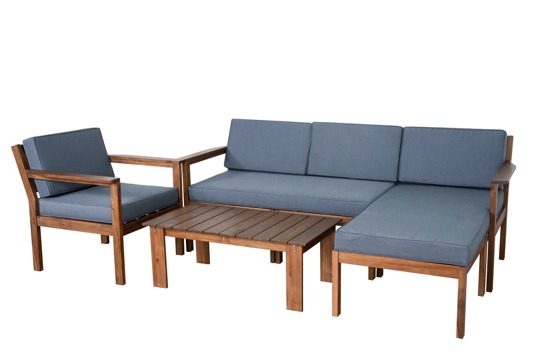 4 Pieces Outdoor Patio Sofa Set, ONE PIX Patio Conversation Set ...