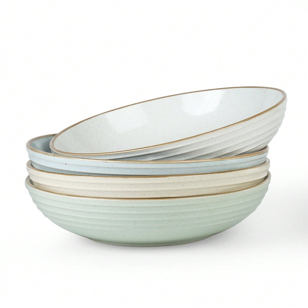 4 Pieces Pasta Bowls, 30 Oz Large Salad Bowls Set, Microwave And ...