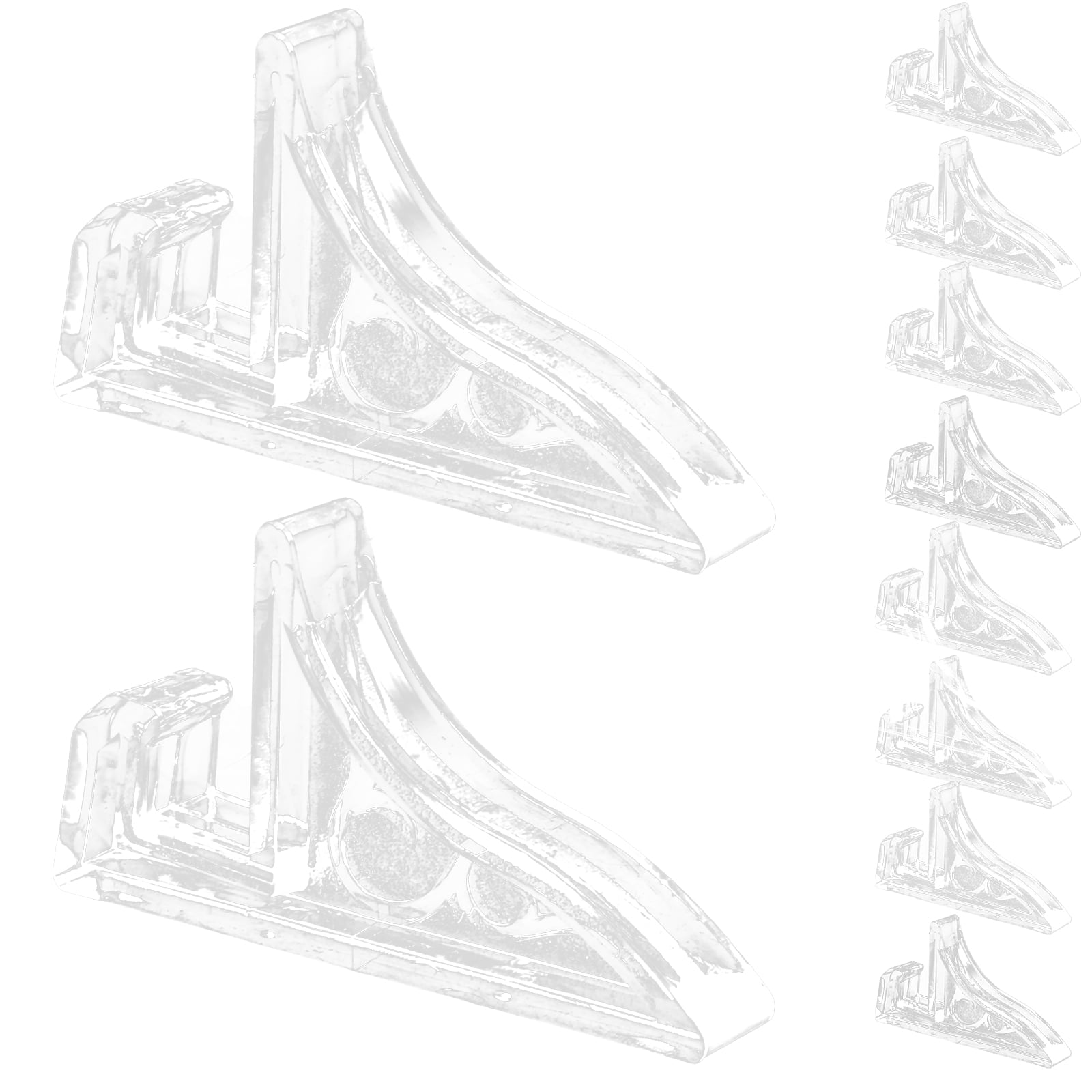 4 Pieces Picture Stand Small Frame Support Base Cubicle Decor Plate ...