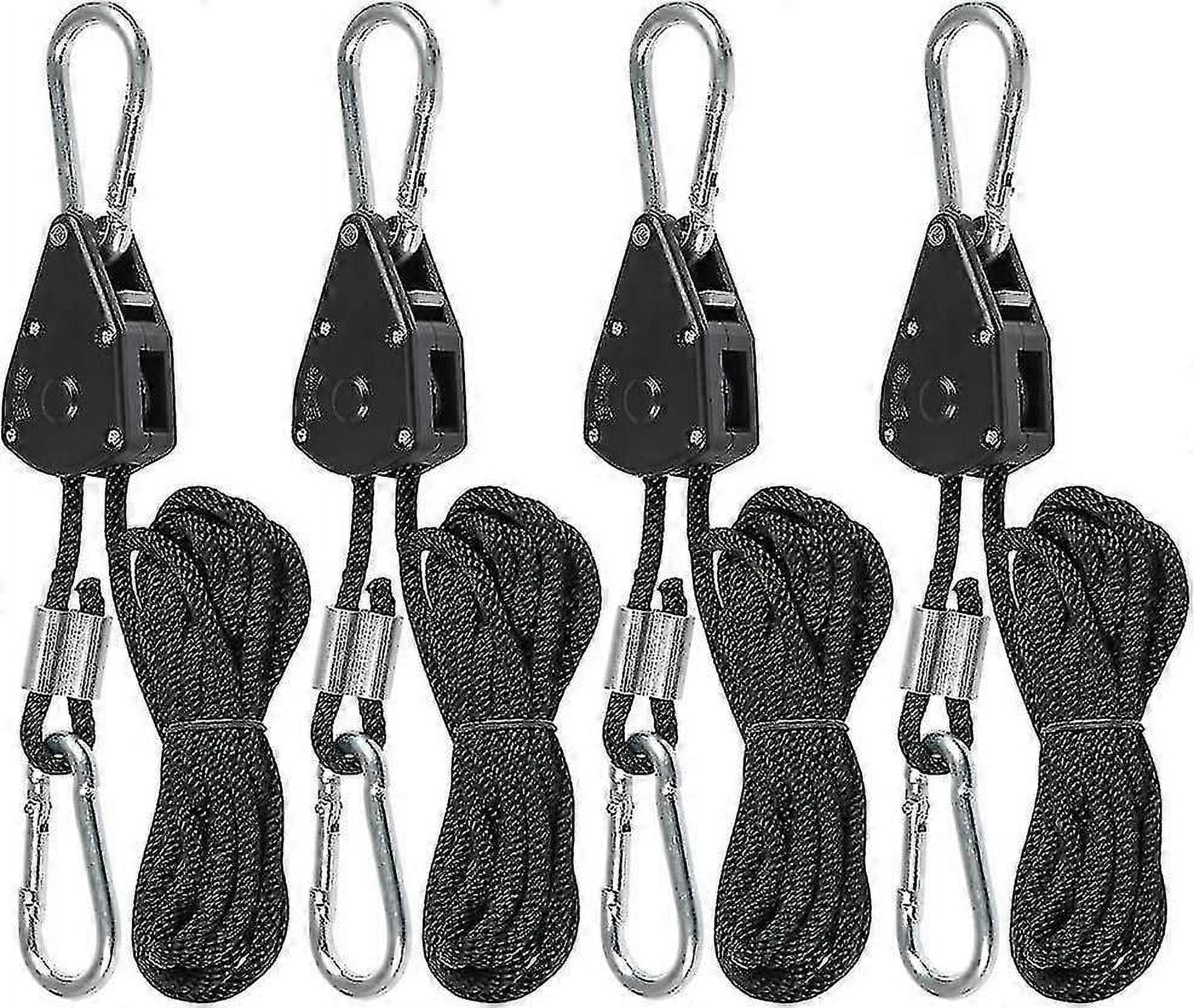4 Pieces Ratchet Rope,150 Pounds Adjustable Ratchet Hooks,180cm ...