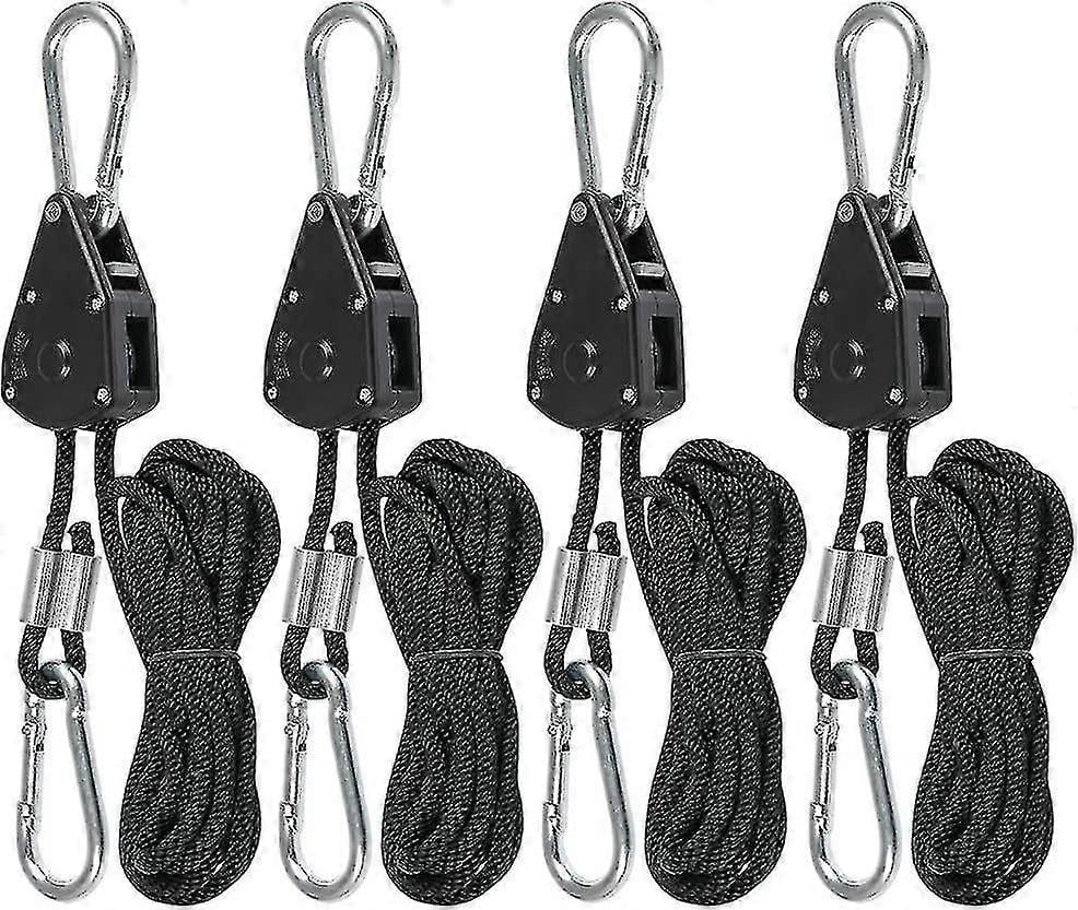 4 Pieces Ratchet Rope,150 Pounds Adjustable Ratchet Hooks,180cm ...