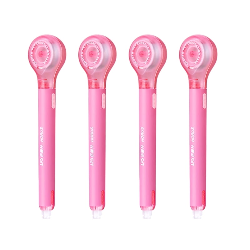 4 Pieces Refillable Correction Tape Pen, White Correction Tape 6mx5mm ...