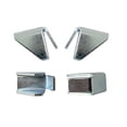 4 Pieces-Removable Metal Shelf Support Clips Inside Storage ...