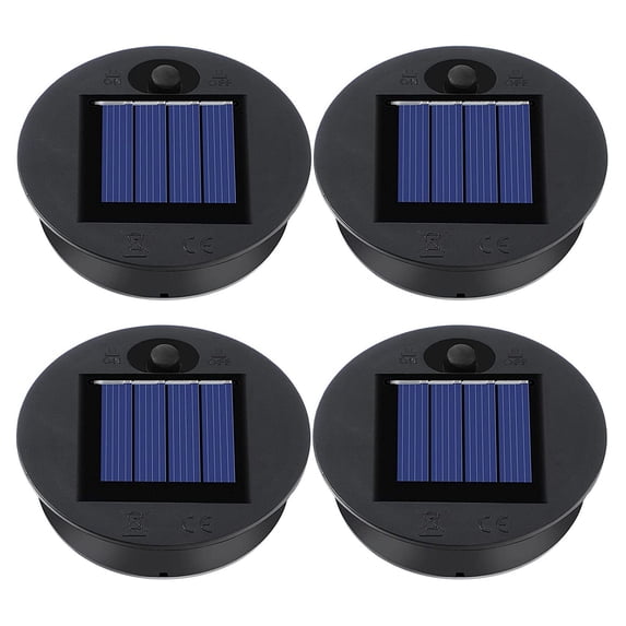 4 Pieces Replacement Solar Light Tops Outdoor Hanging Lantern Light ...