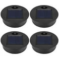 4-Piece Waterproof Solar Light Tops for Outdoor Garden Patio Yard ...