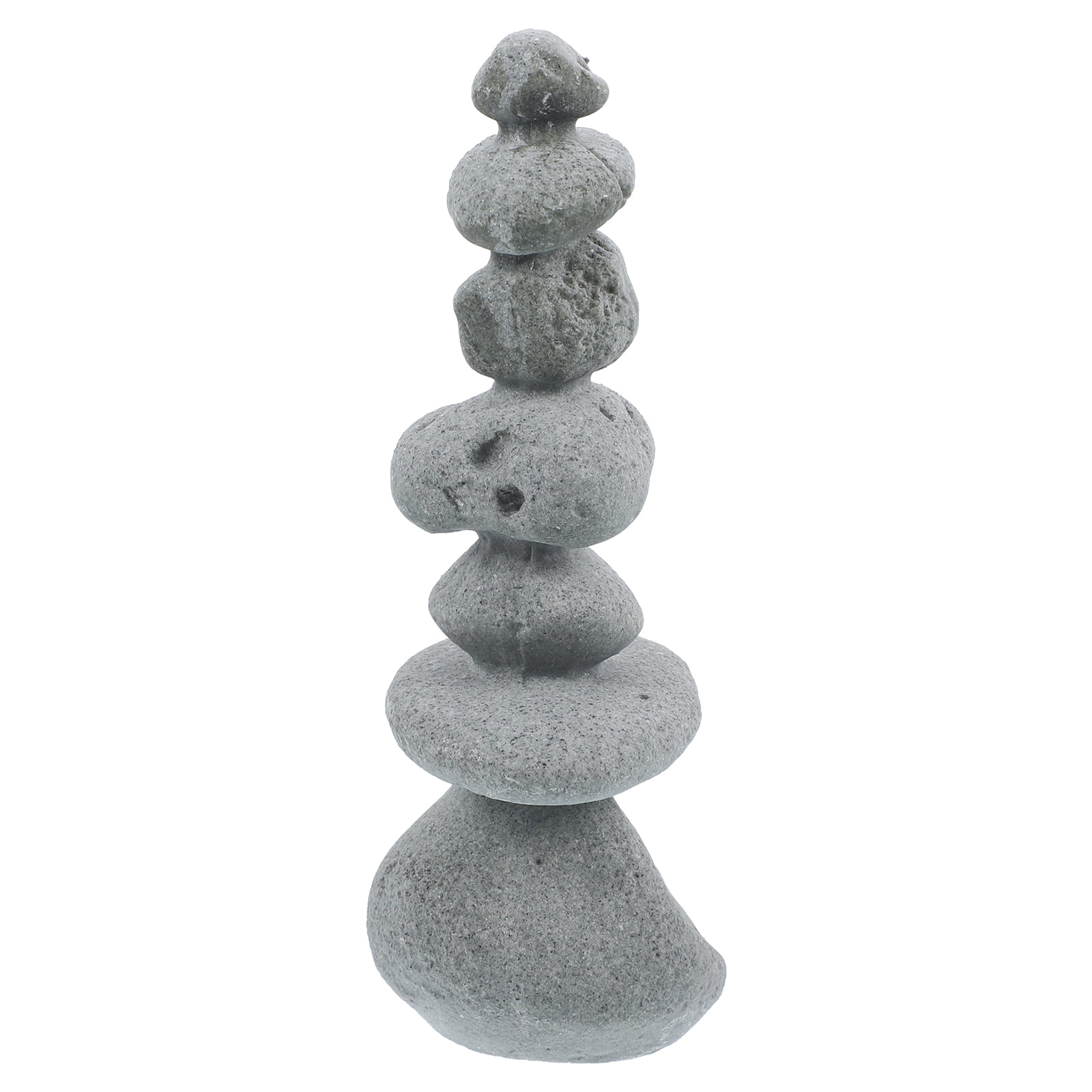 4 Pieces Rockery Stones Decor Outdoor Landscape Ornament Zen Garden ...