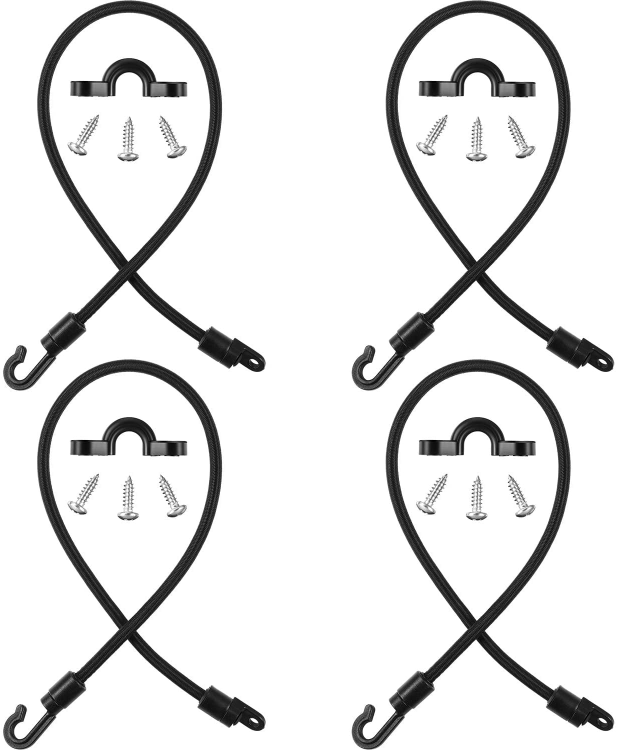 4 Pieces Rod Strap Holder Deck Mount Connector Mount Rod Strap Rod Hold ...