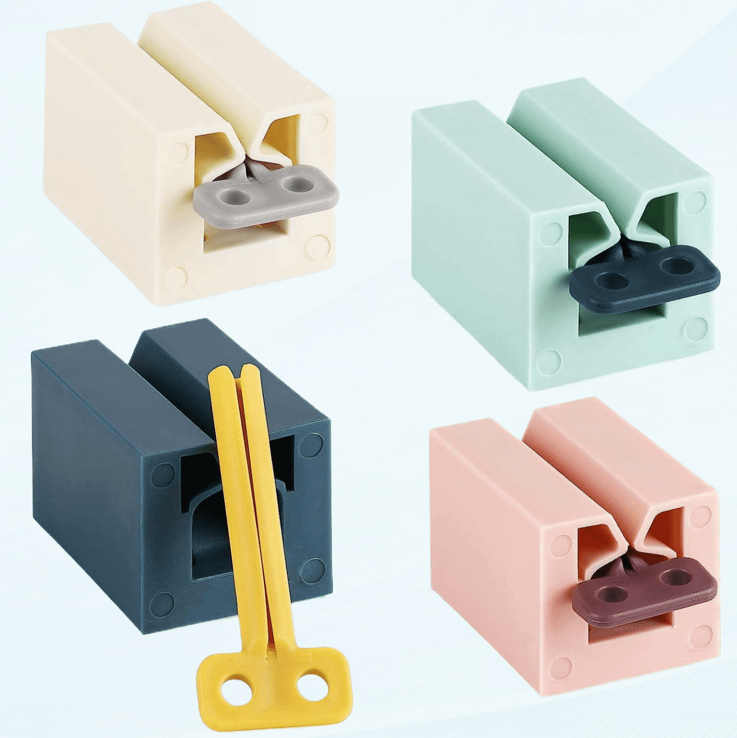 4 Pieces Rolling Toothpaste Squeezer Toothpaste Tube Squeezer Roller ...