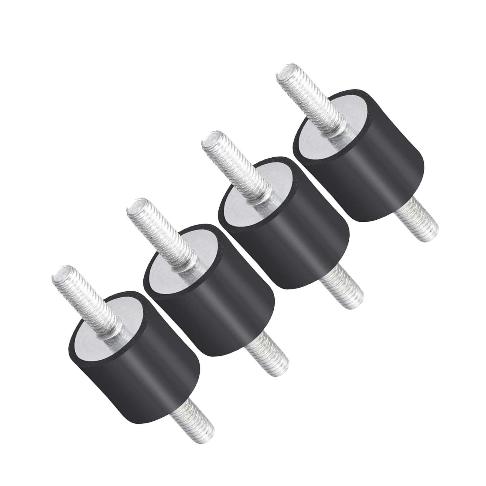 4 Pieces Rubber Isolator Mounts, Rubber Shock Absorber, with Double ...