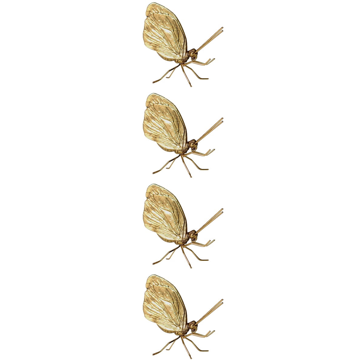 4 Pieces Sculpture Decorations Desktop Shaped Bee Drawers Knocker ...