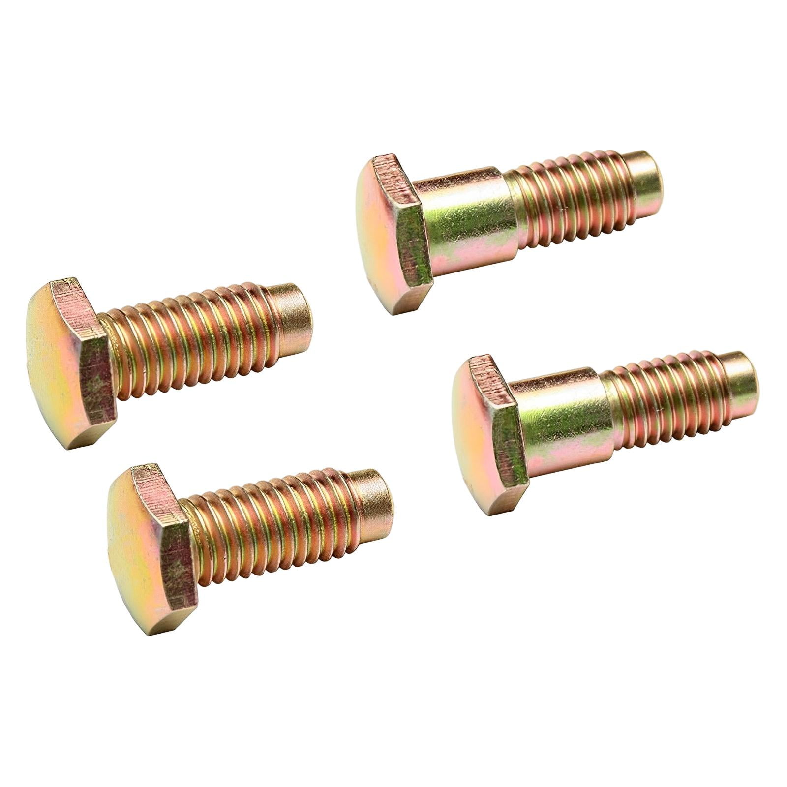 4 Pieces Seat Belt Bolts, Metal Durable Mounting Attachment Bolts Long ...