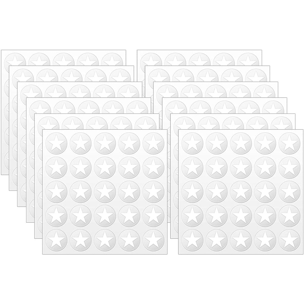 4 Pieces Self Adhesive Star Stickers Helmet Child - Walmart.com
