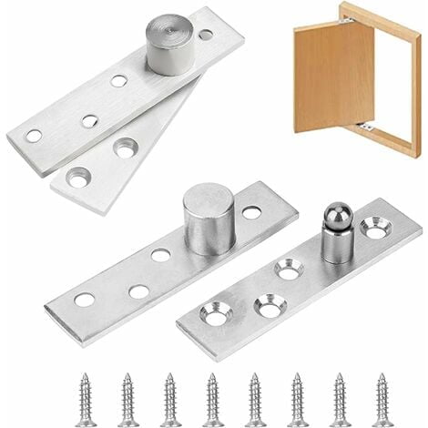 4 Pieces Stainless Steel Revolving Door Hinge 360 Degree Rotation Door ...