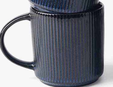 4 Pieces Stoneware 16oz Mug Set (Set of 4),Nebulas Blue - Walmart.com