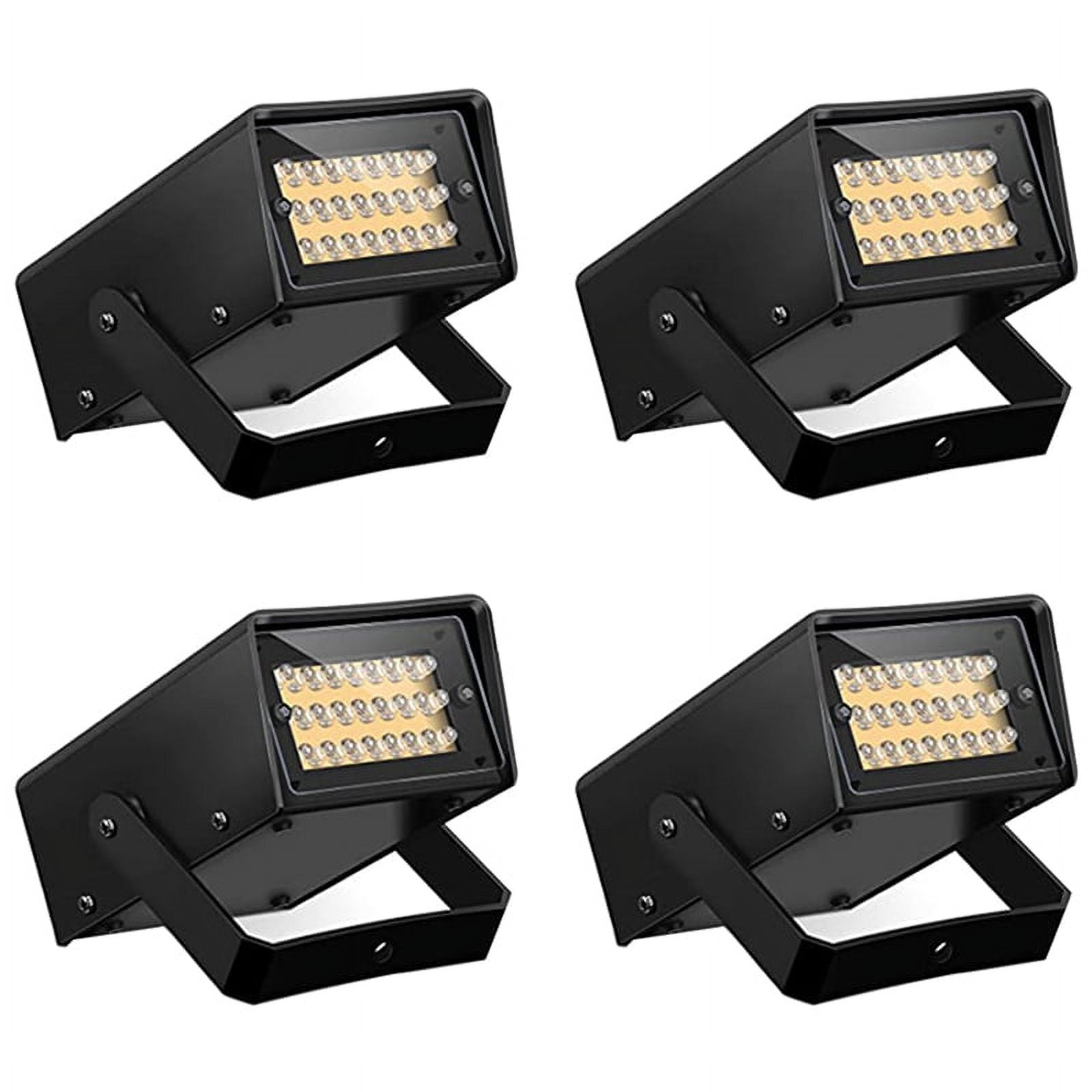 4 Pieces Strobe Lights, Bright LED Strobe Lights Mini Lights Adjustable ...