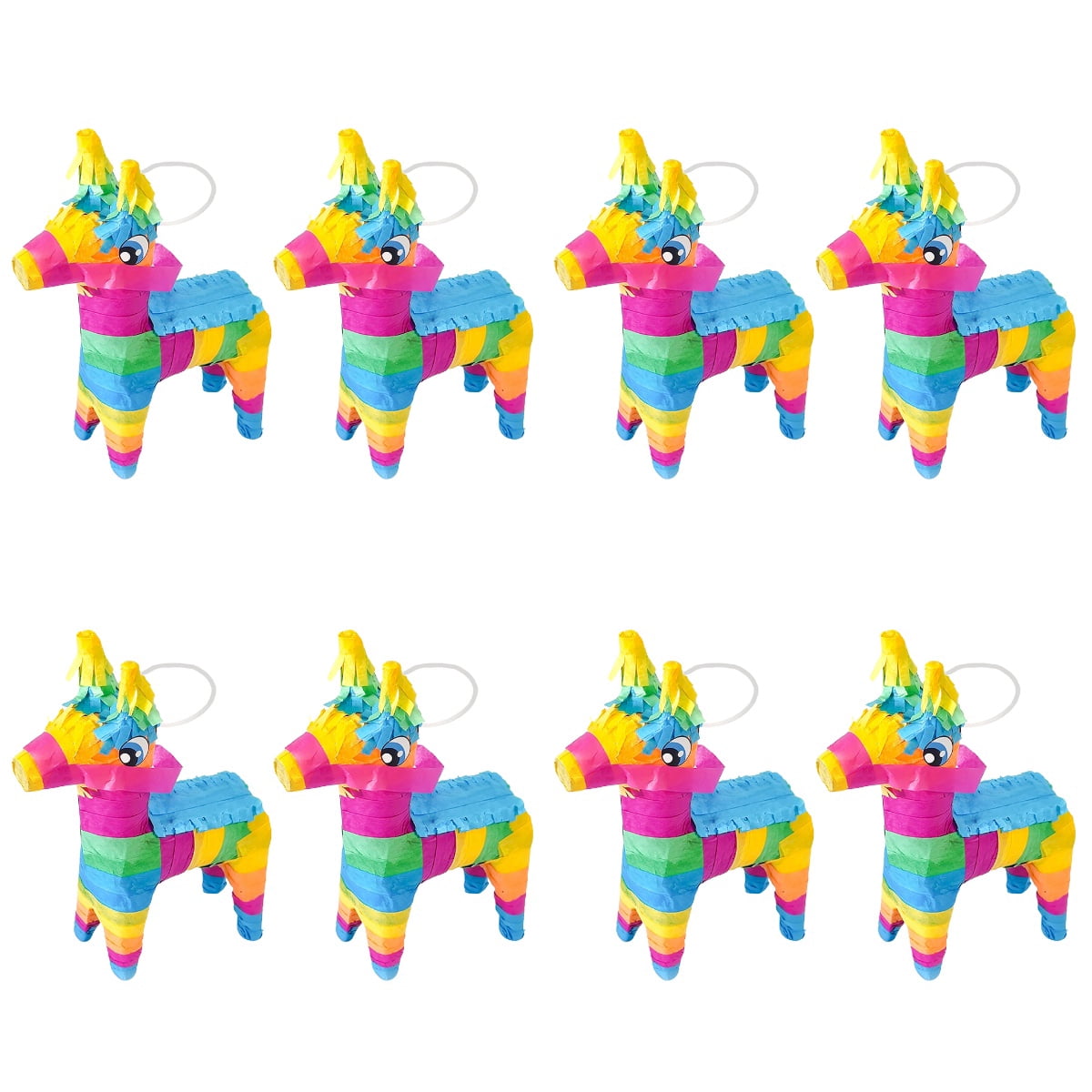 4 Pieces Sugar Filled Pinata Colorful Toy Decor Horse Bride - Walmart.com