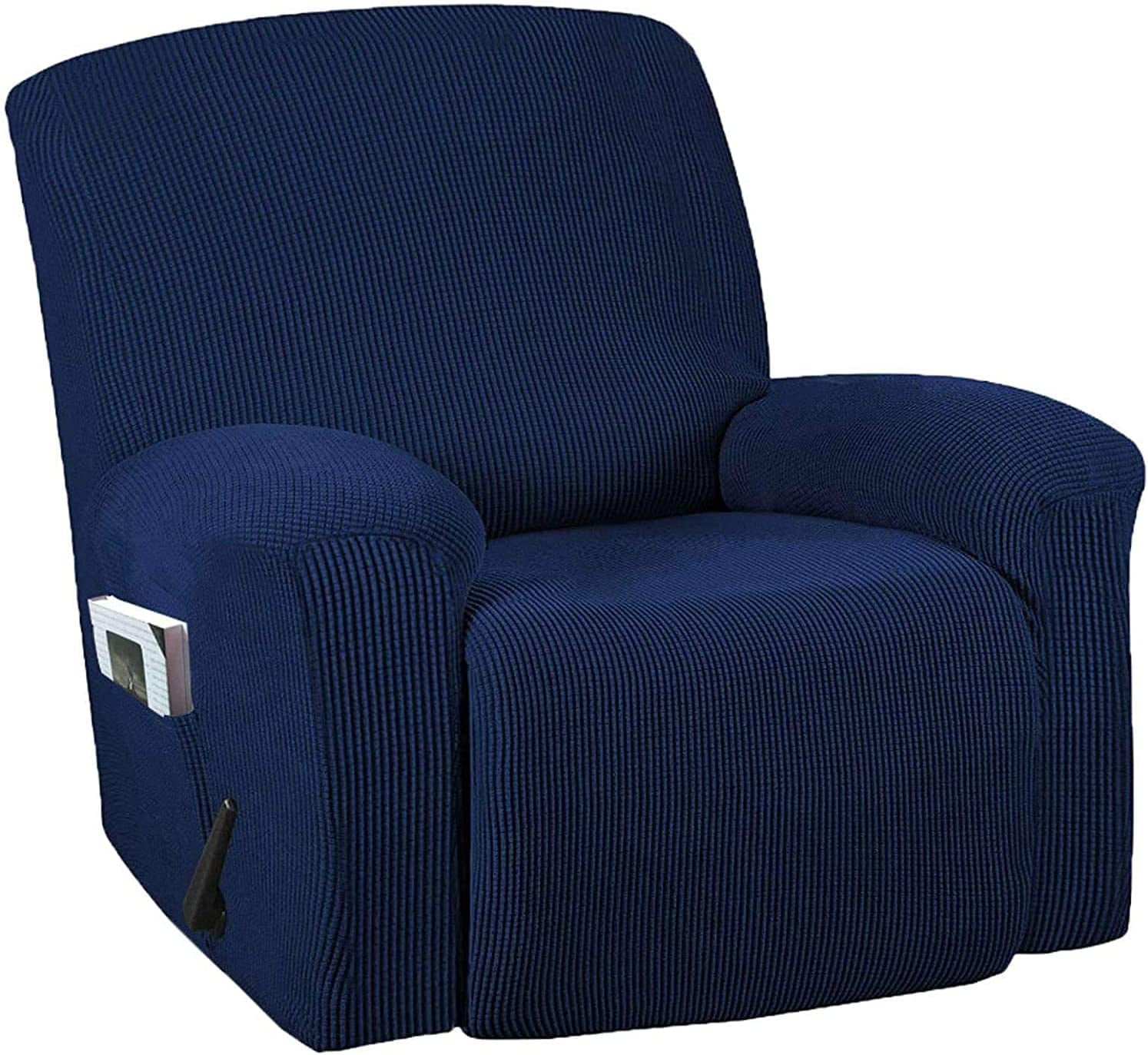 4-Pieces Super Stretch Recliner Cover, Soft Thick Chair Covers, Soft ...