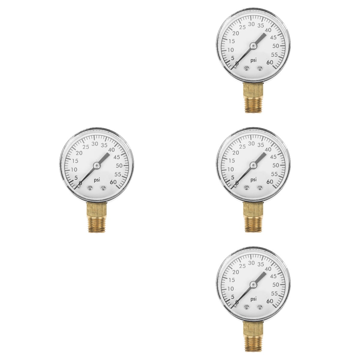 4 Pieces Swimming Pool Pressure Gauge Filter Utility Water Hose Test ...