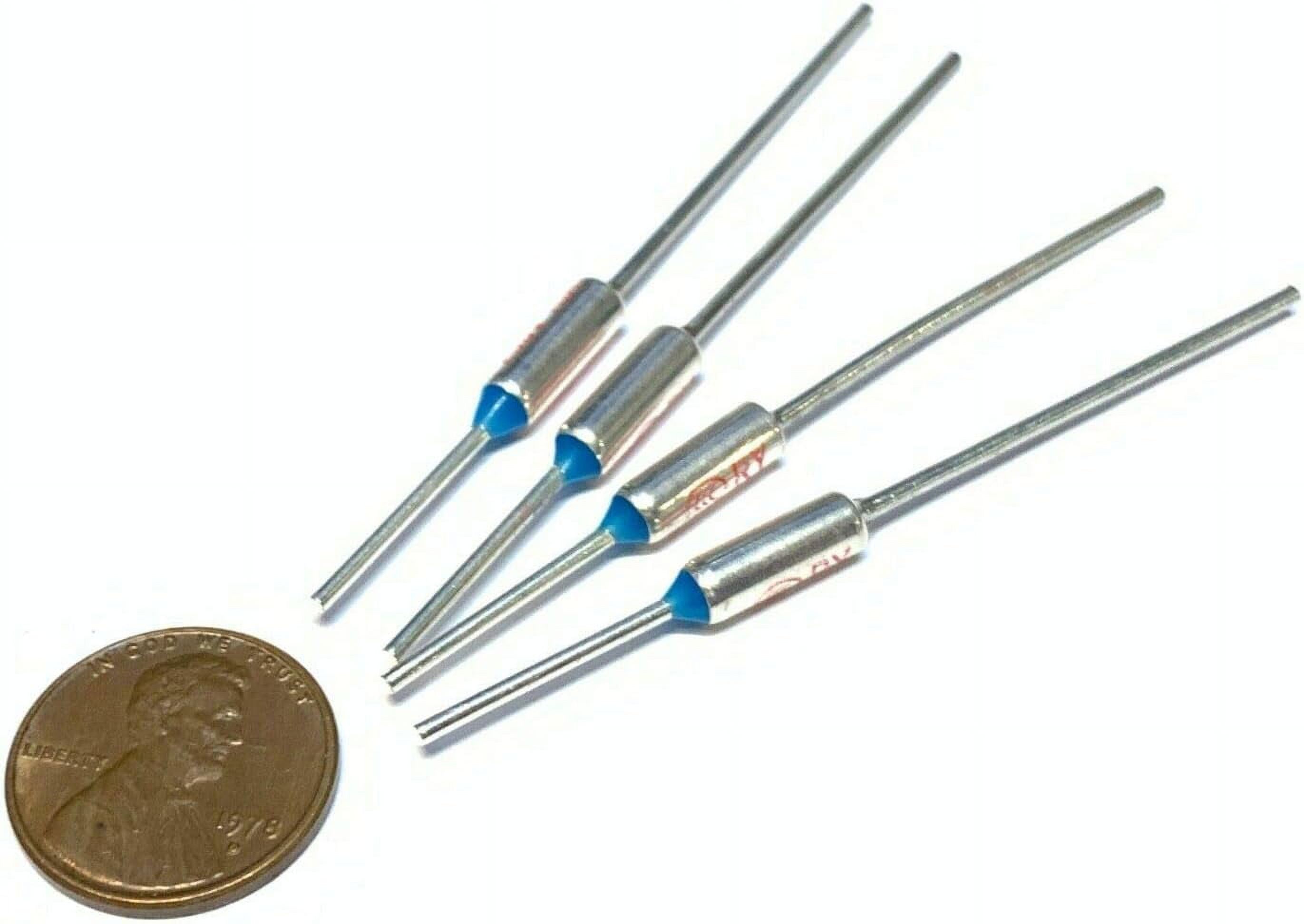 4 Pieces TF 98C 208.4F Thermal Fuse Cutoff Ry Mini Micro Metal 10A 250V B91 - Walmart.com