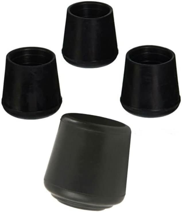 4 Pieces Table Chair Rubber Leg Tips Caps,1-1/4 Inch,Black - Walmart.com