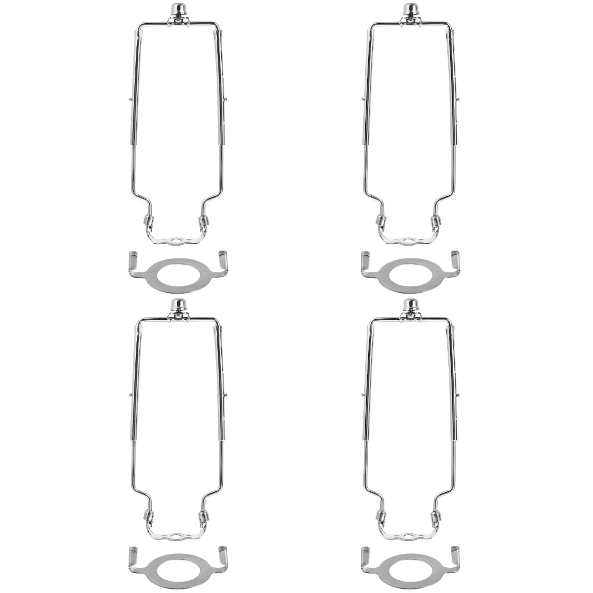 4 Pieces Table Lamp Shade Harp Holder Adapter Kit Bracket Telescopic ...