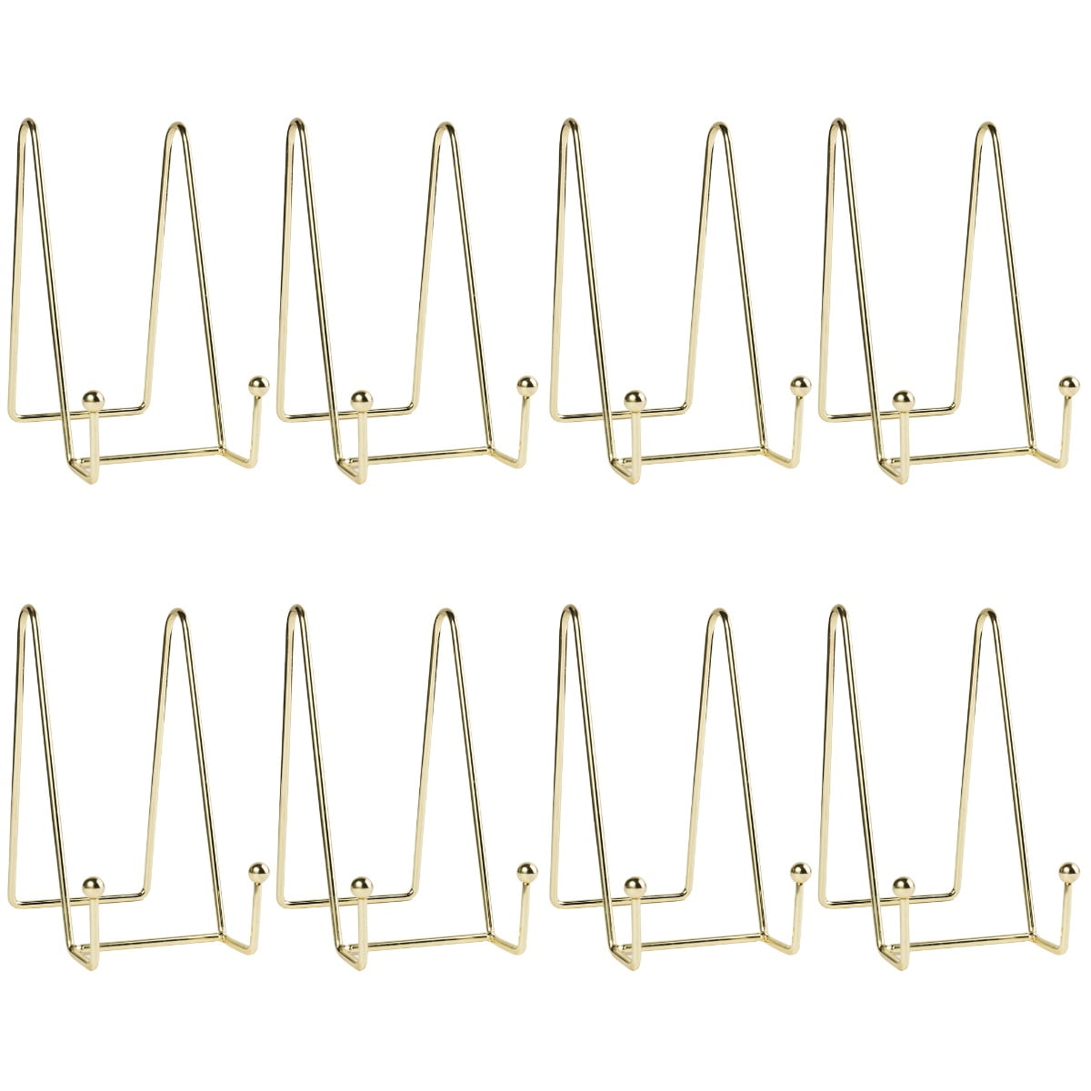 4 Pieces Table Top Bookshelf Picture Stand Easel Creative Plate Display ...