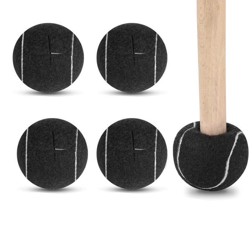 4 Pieces Tennis Balls for Chairs Tennis Ball Chairs Foot Covers Tennis ...