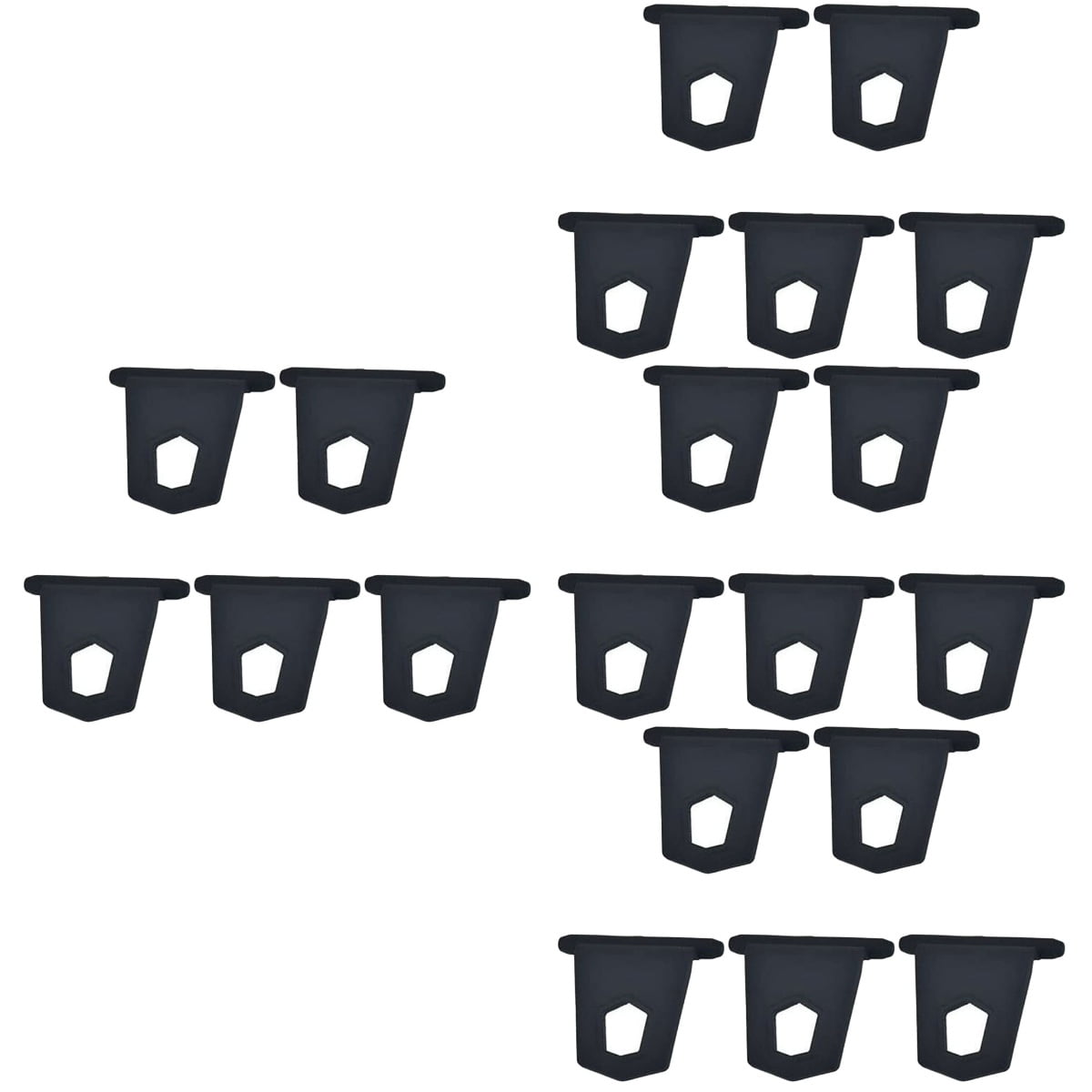 4 Pieces Tent Ground Tarp Bungee Cord Hooks RV Coat Compact - Walmart.com