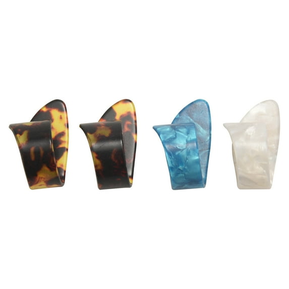 4 Pieces Thumb Finger Guitar Pick Celluloid Mediator Thumbpick for ...