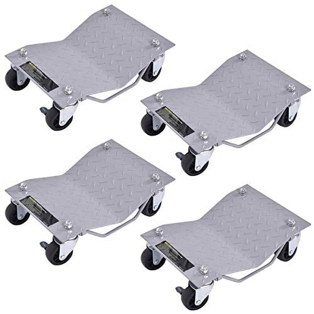 4 Pieces Tire Wheel Car Dollies, Wheel Dollies Set of 4 Dolly Vehicle ...