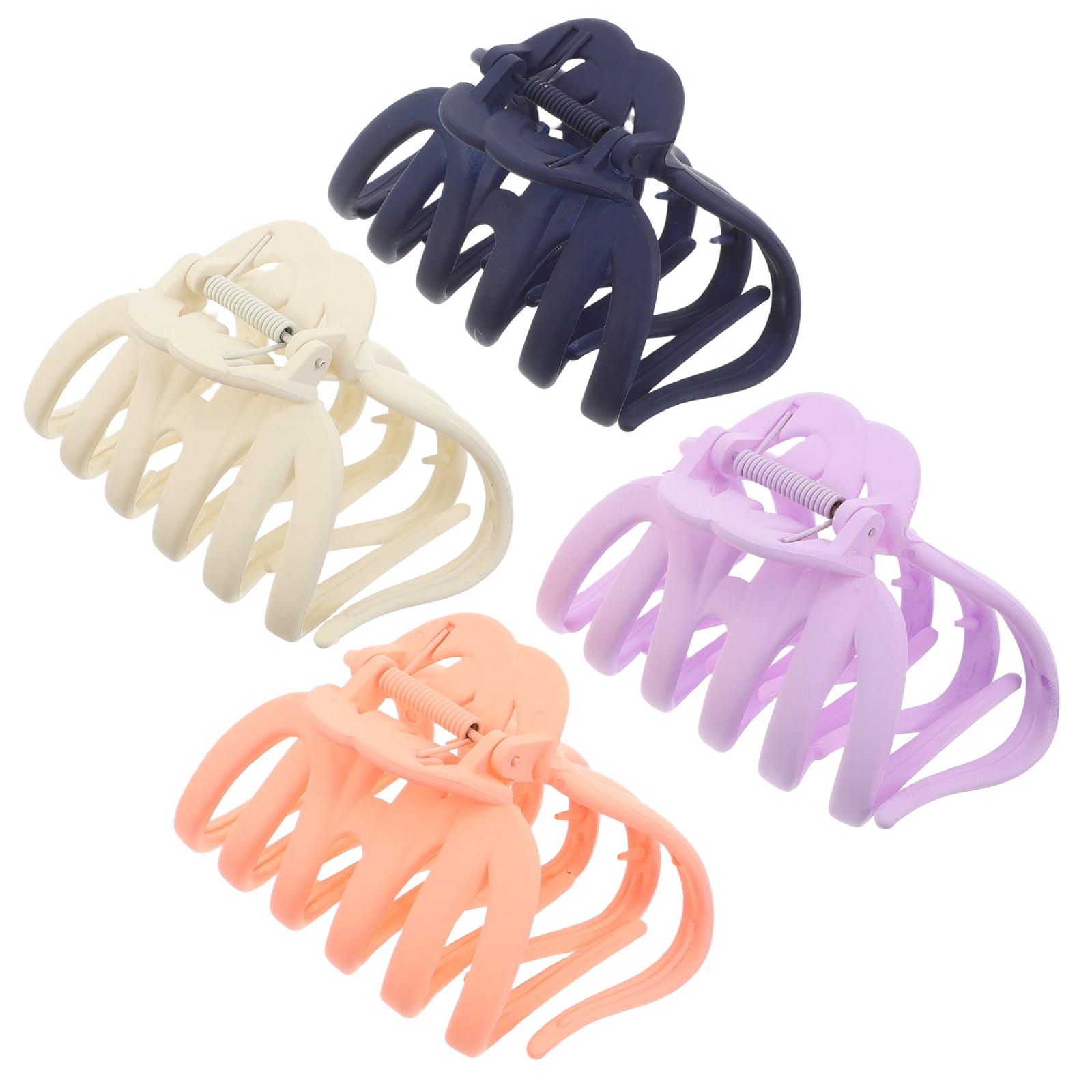 4 Pieces Trendy Lightweight Multi Function Decorative Hair Claw Clips ...
