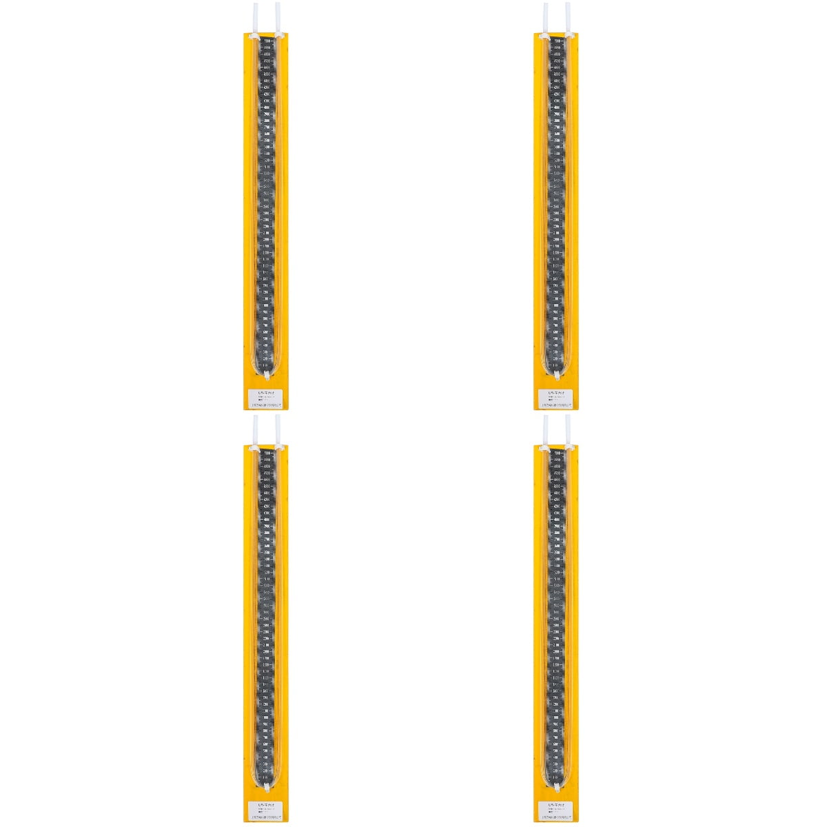 Set of 4 U-Tube Manometers for Measuring Differential Pressure ...