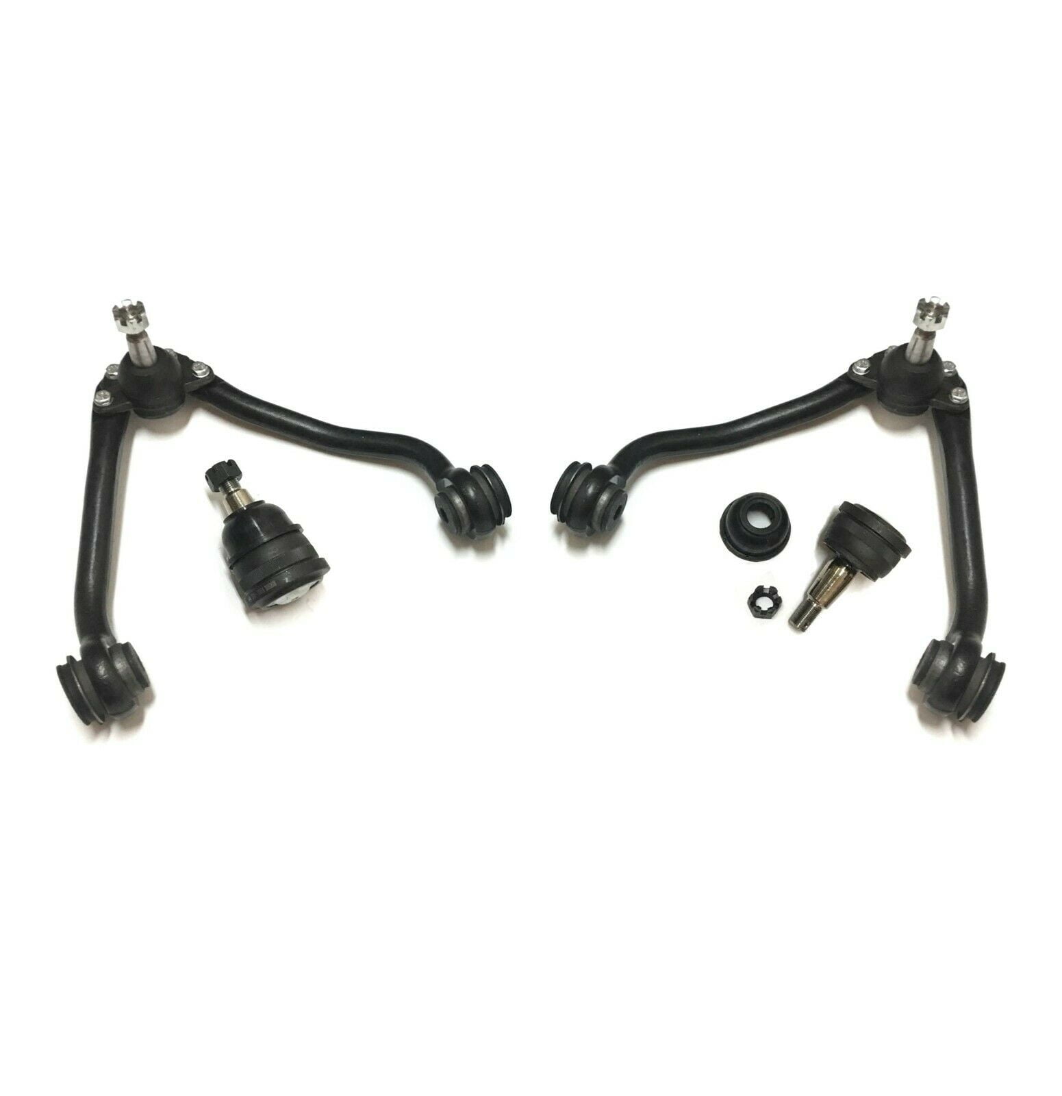 4 Pieces Upper Control Arm + Lower Ball Joints Suspension Kit Left ...
