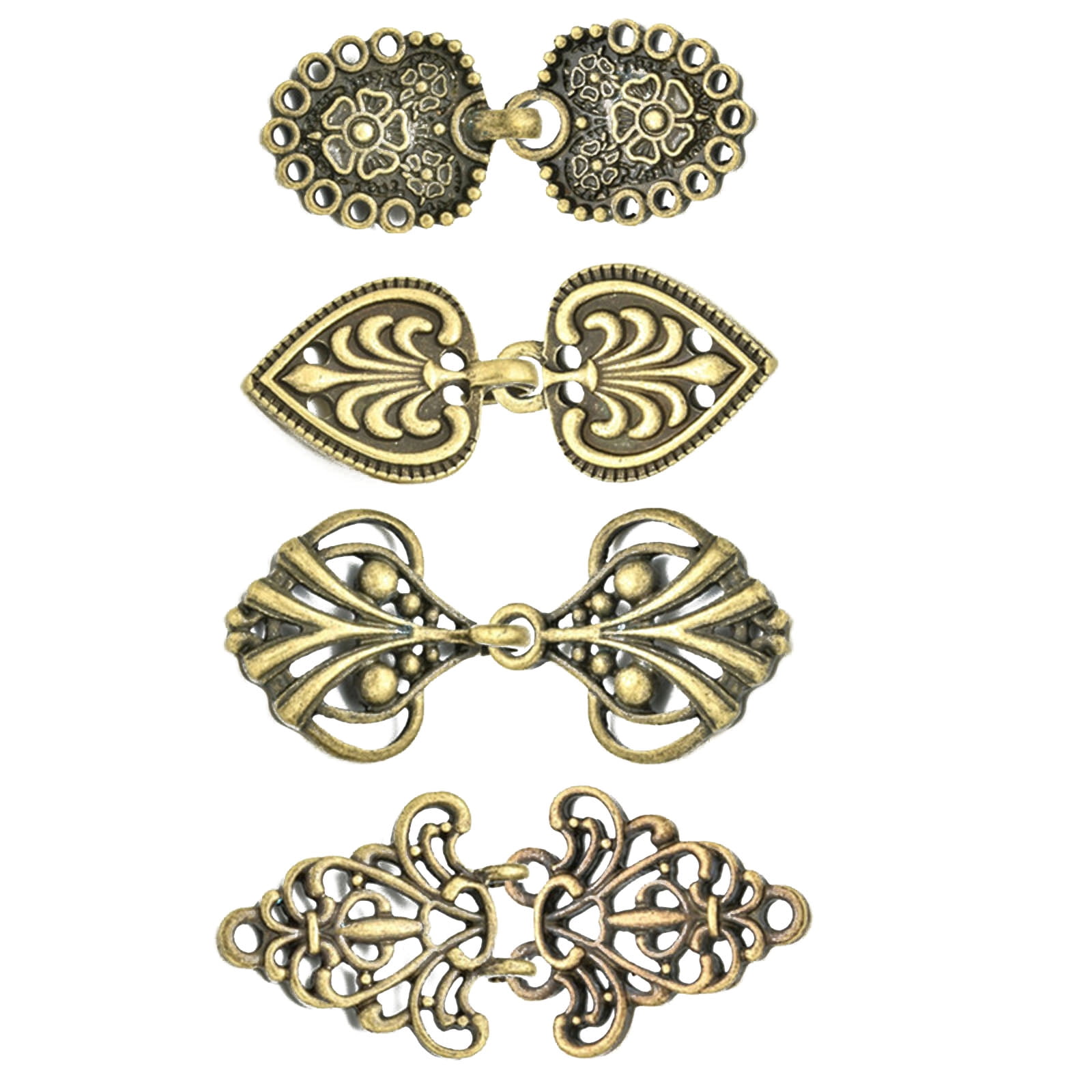 4 Pieces Vintage Sweater Clips Cardigan Clip Shawl Clips Retro Cloak ...
