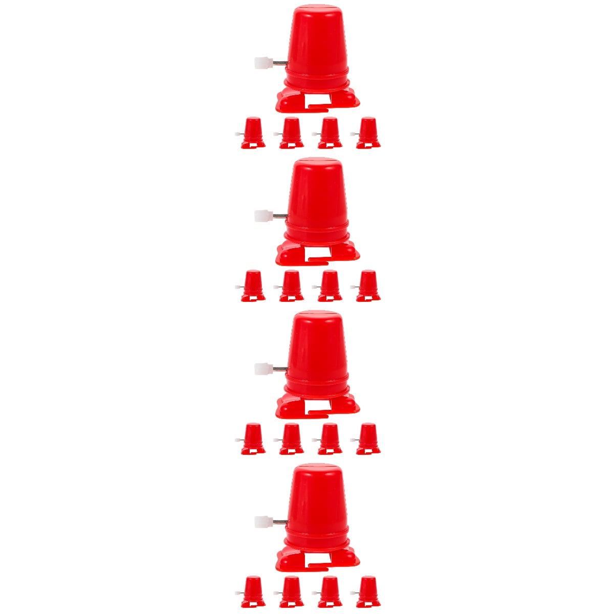 4 Pieces Wind up Toy Feet Red Movement Break Toys Color Walking ...