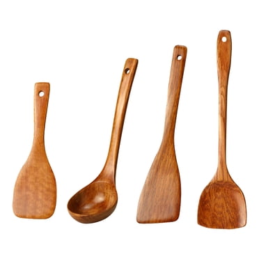 Lehman's Handcrafted Wooden Cooking Utensils - Solid Satin Finish Maple ...