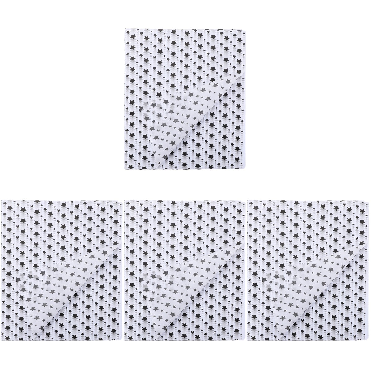 Set of 4 Unique Printable Wrapping Papers with High-Efficiency Black ...