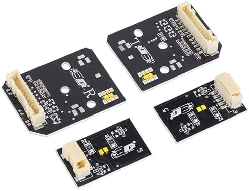 4 Pieces Yellow DRL LED Boards for BMW, M3 M4 2021-2024, Angel Eyes ...